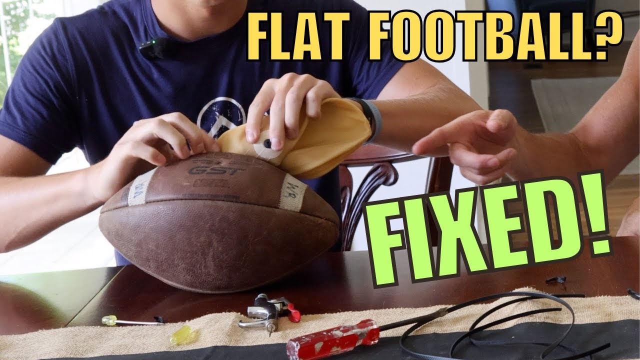 How to Fix a Leather Football That Won’t Hold Air (Step-by-Step Bladder ...