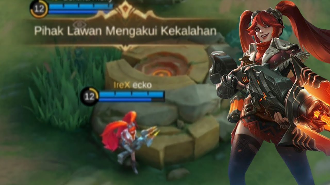 EFEK LAYLA DAMAGE GILA BUAT MUSUH SUREND | MOBILE LEGENDS - YouTube