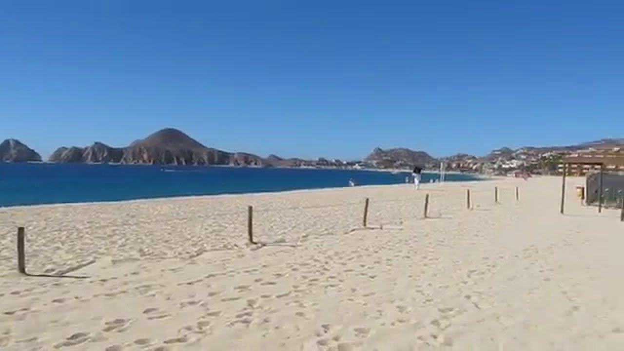Beach at the Hotel Riu Sante Fe - Cabo San Lucas - Mexico - YouTube
