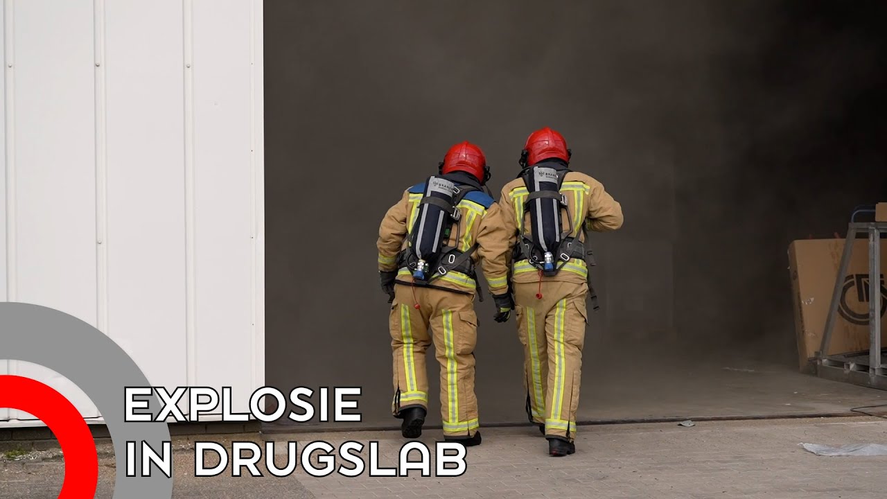 Explosie in drugslab: ontmantelen gaat hele dag duren - YouTube