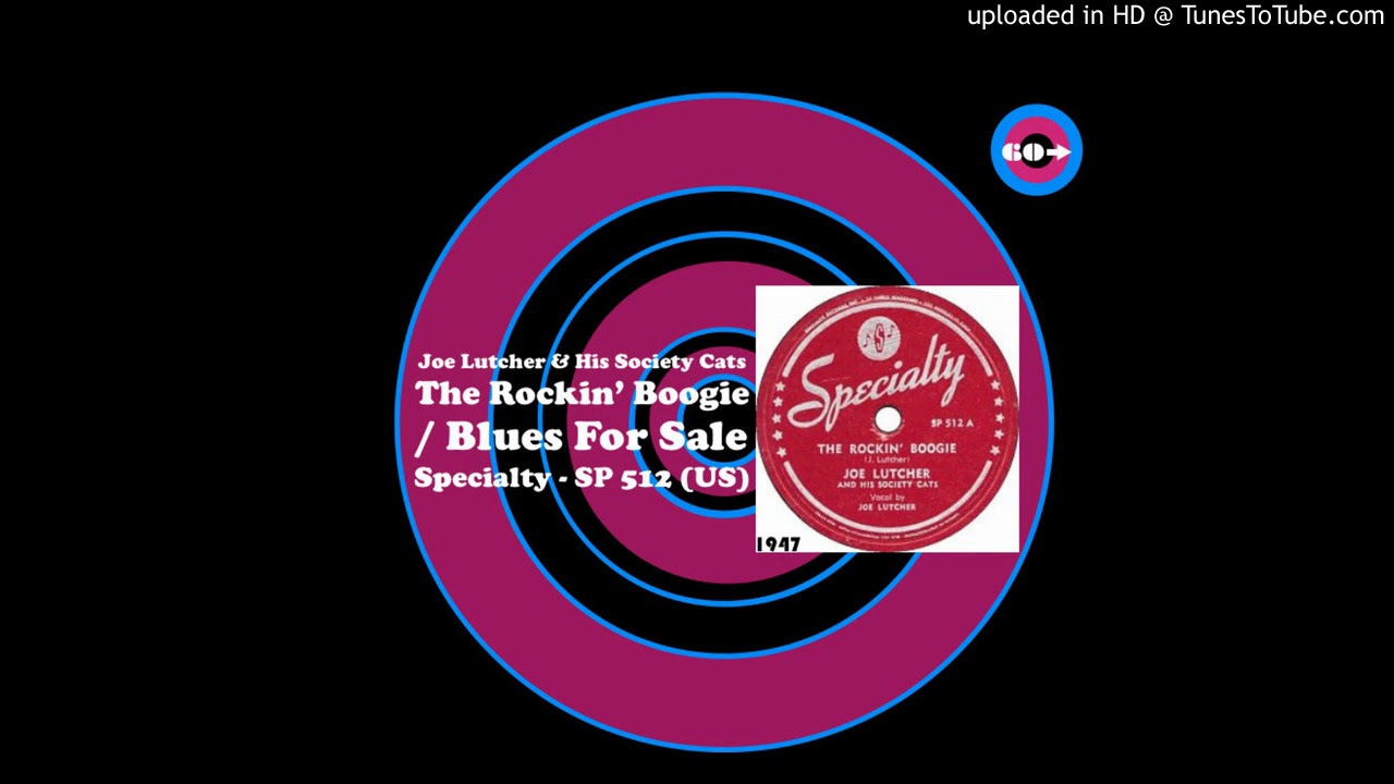 Joe Lutcher And His Society Cats - Blues For Sale - YouTube