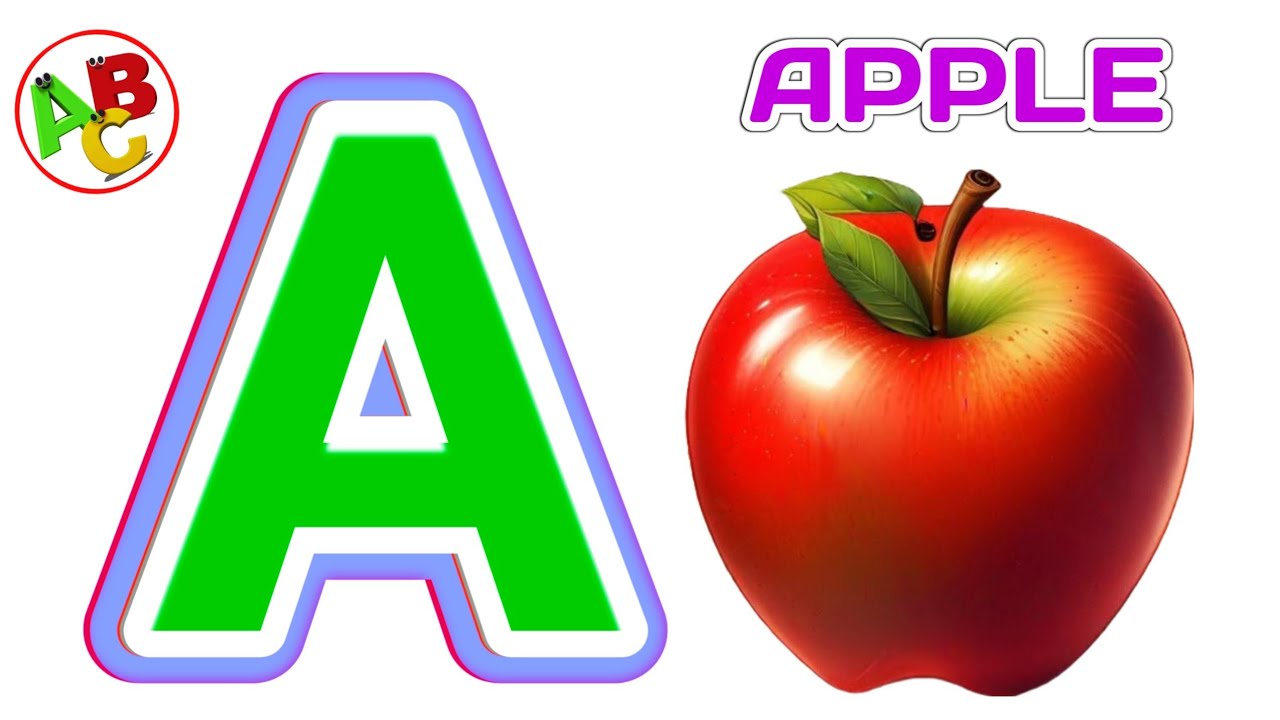 Learn ABC with Phonics 💬 | Alphabet Song for Kids | A is for Apple 🍎 a ...