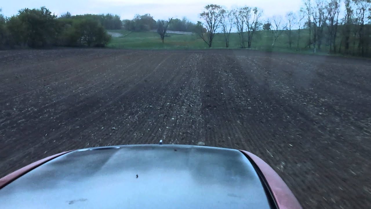 Rolling a newly planted hay field with our Rite Way 42 ft roller and ...