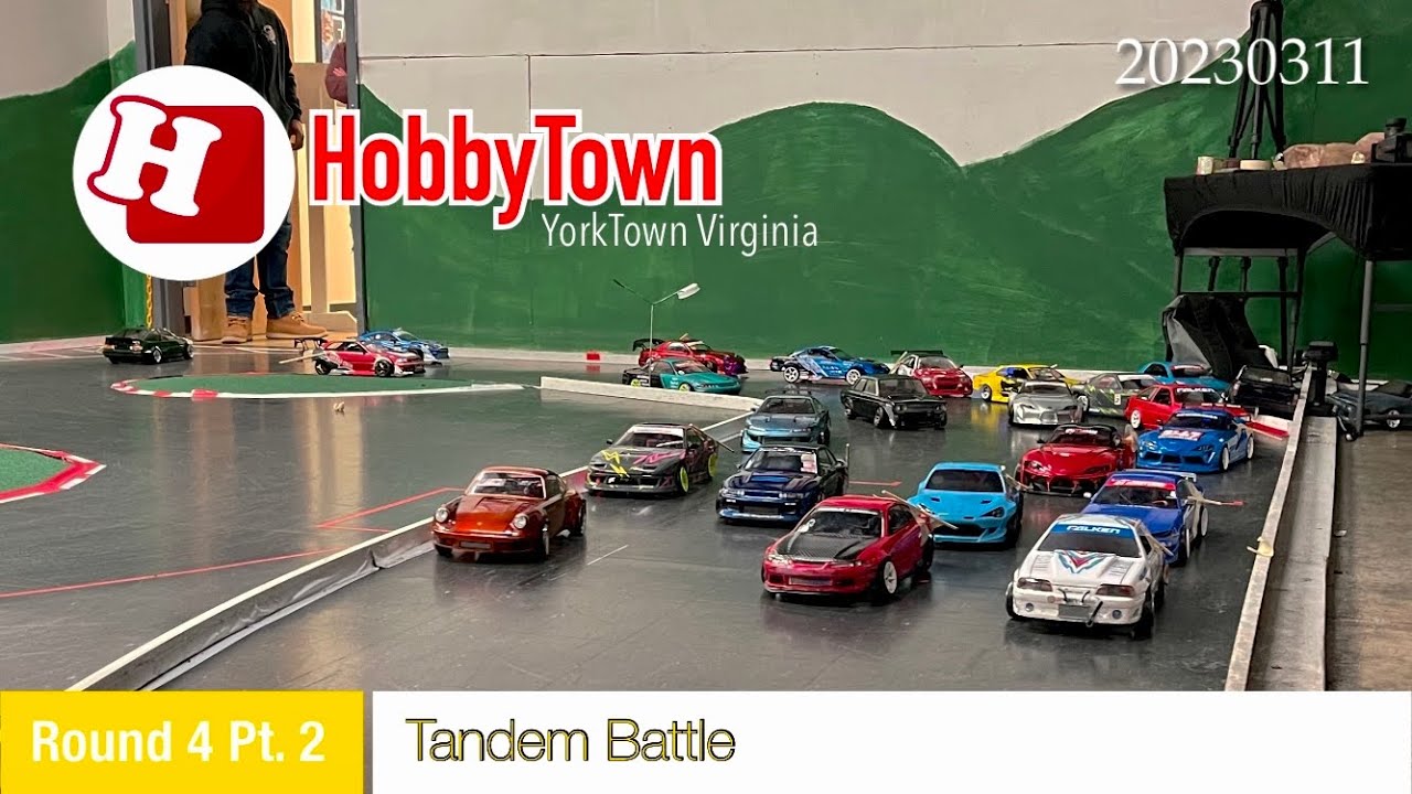 HobbyTown 2023 Winter Series Round4 pt.2 - Tandem Battle RC Drift ...