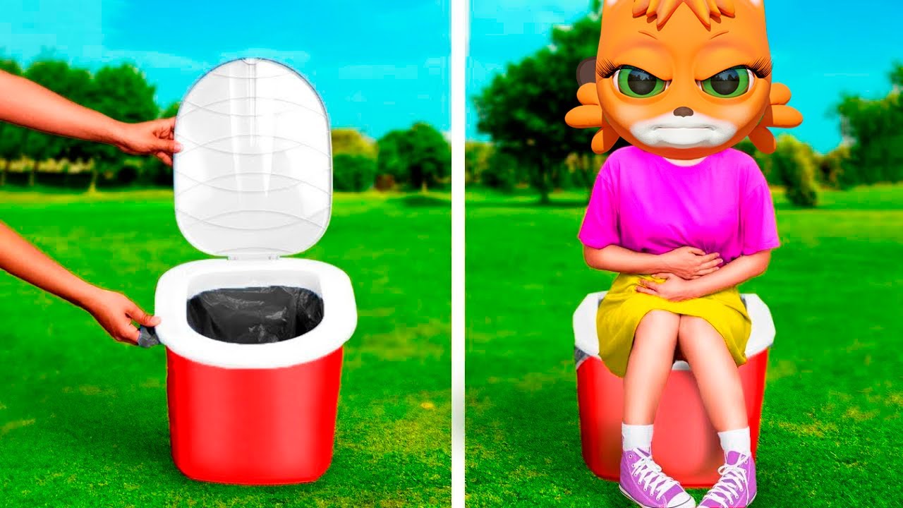 Mommy, I wanna go Potty. Baby Lucia and funny Potty training - Cartoon ...