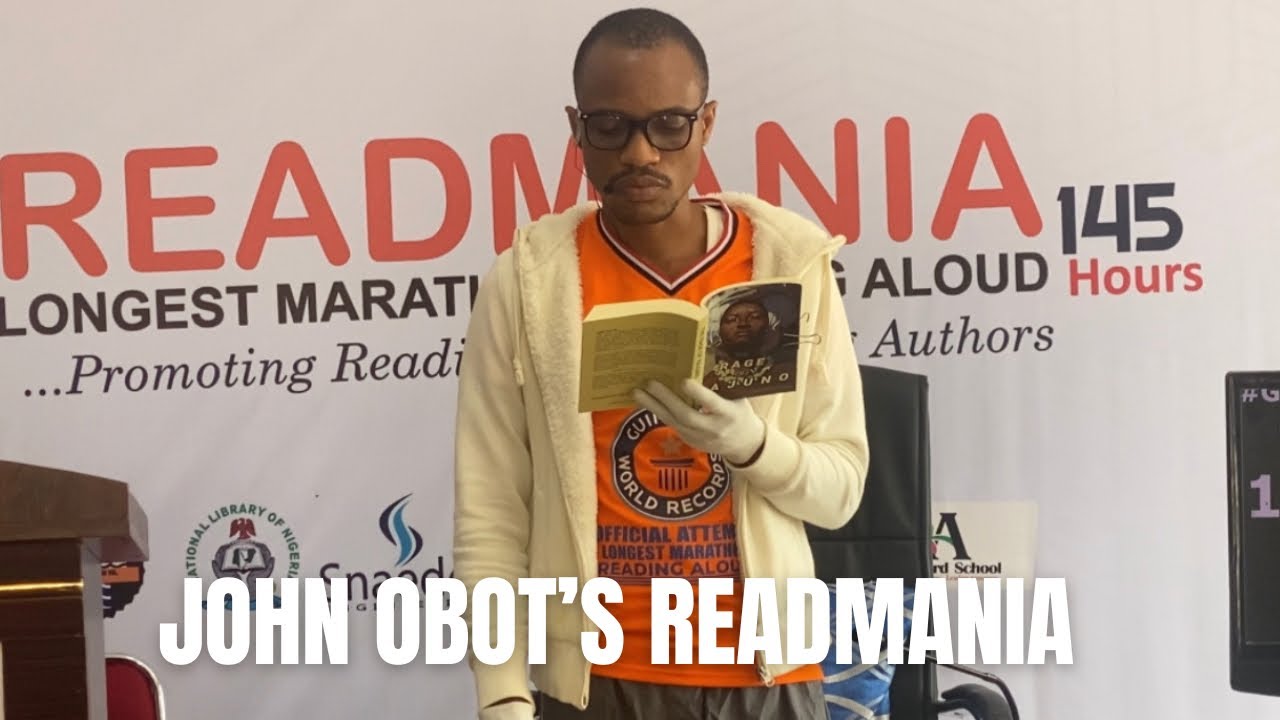 John Obot’s Readmania : Is the Guinness World Record for Reading Aloud ...