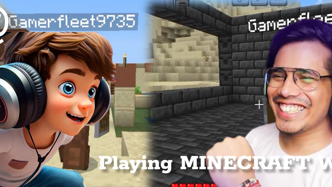 I Played Minecraft With ‎@GamerFleet - YouTube