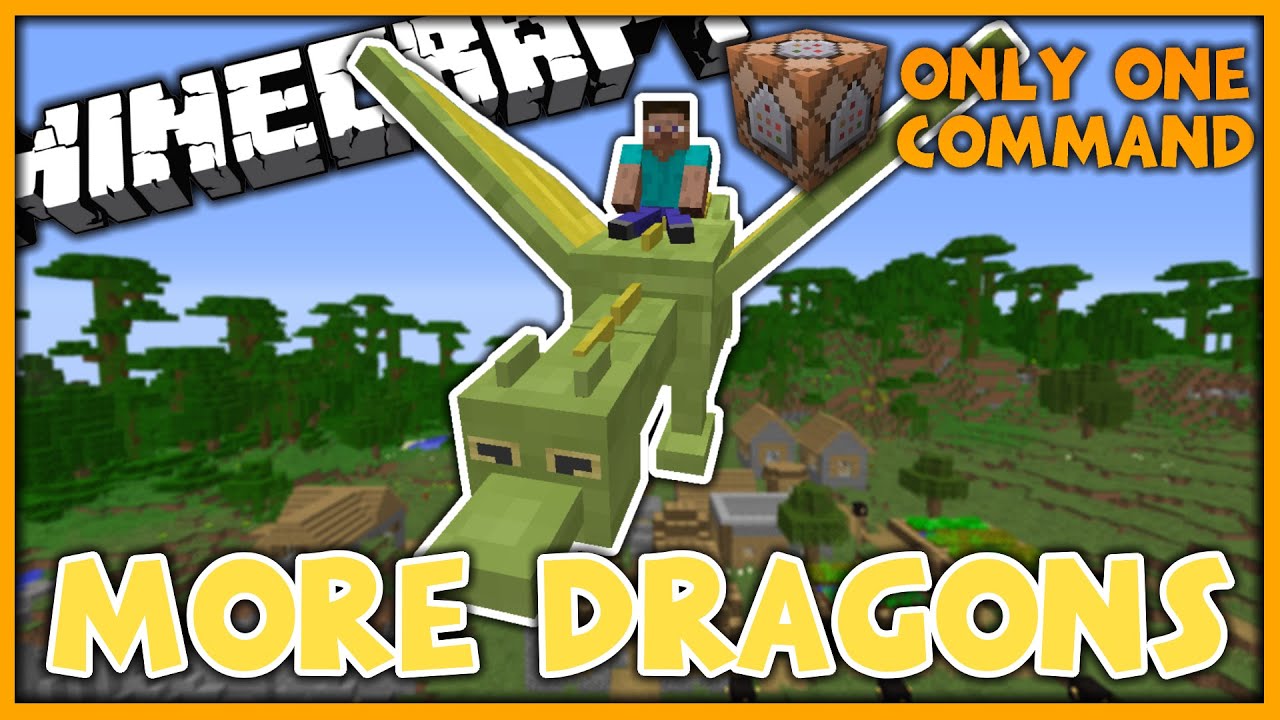 More Dragons in One Command (Minecraft 1.10) - YouTube