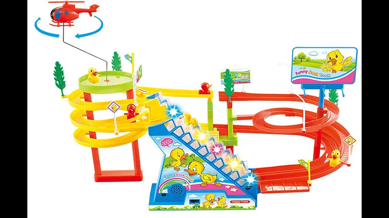Funny duck track | toys| kids - YouTube