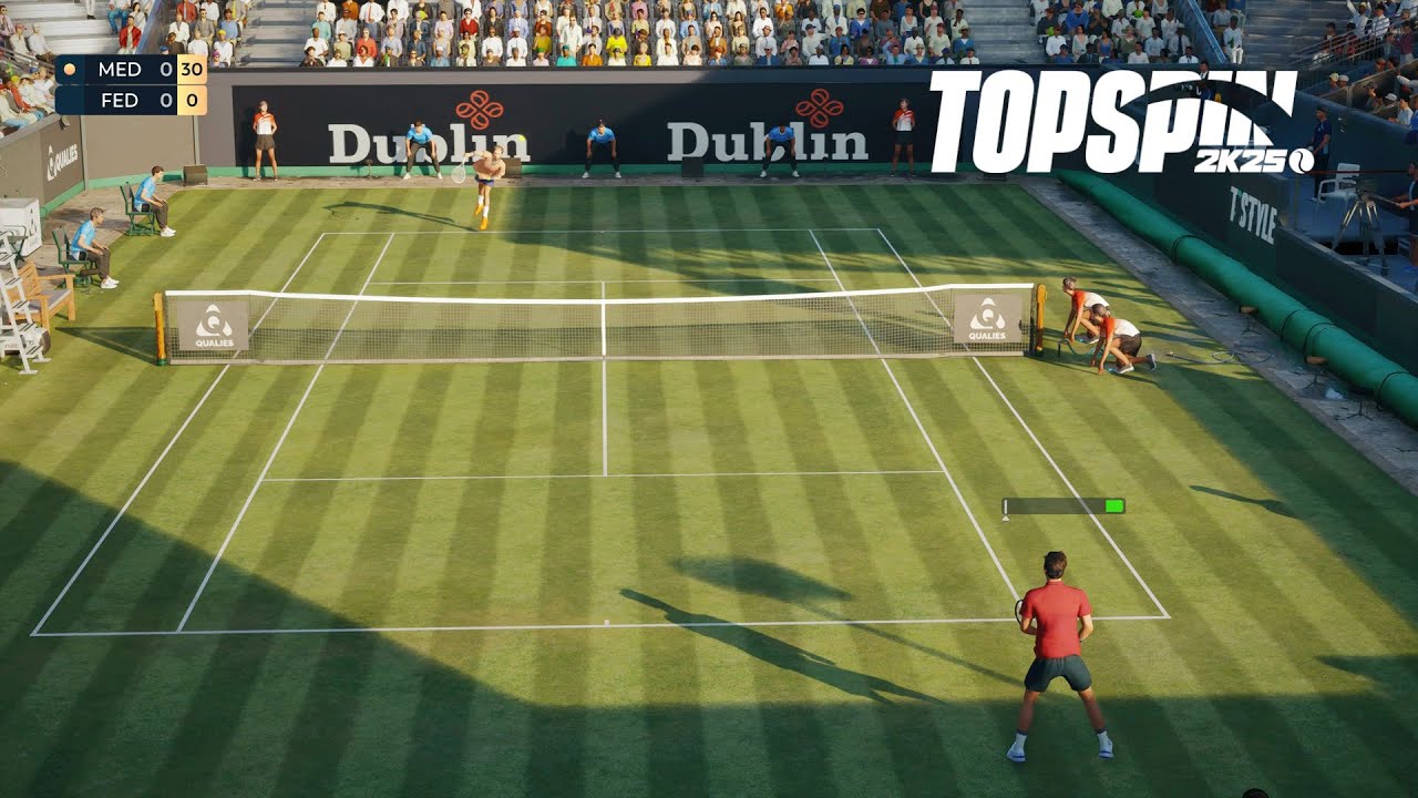 Top Spin 2K25 - Roger Federer Vs Daniil Medvedev I Dublin Open I Legend ...