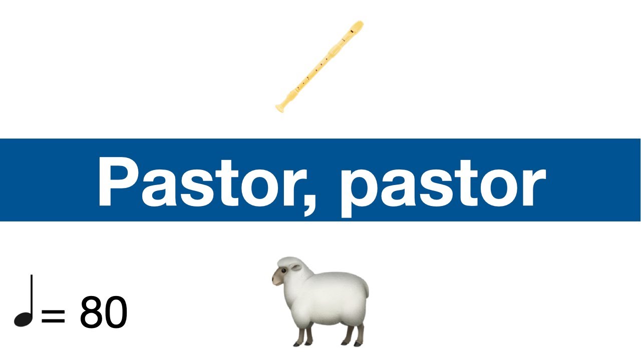 Pastor, pastor (80 PPM) - YouTube