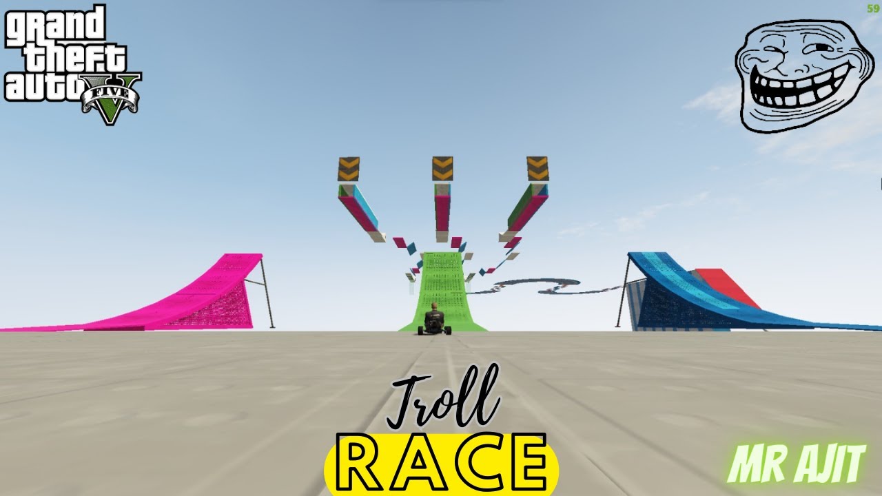 Got Frustated Playing this Troll Race with @thecasetoopapa in GTA V ...