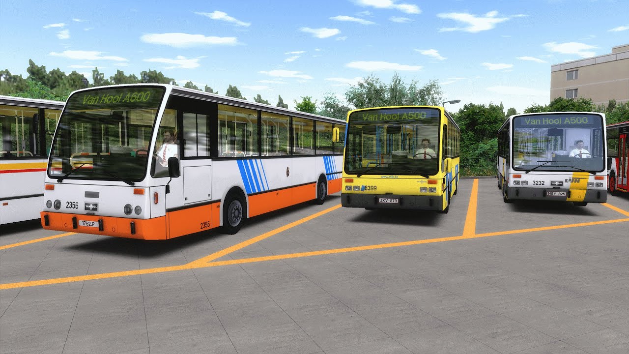 Omsi 2 | VanHool A600, A500, A507, A508, AG700 | De Lijn / MIVB / TEC ...