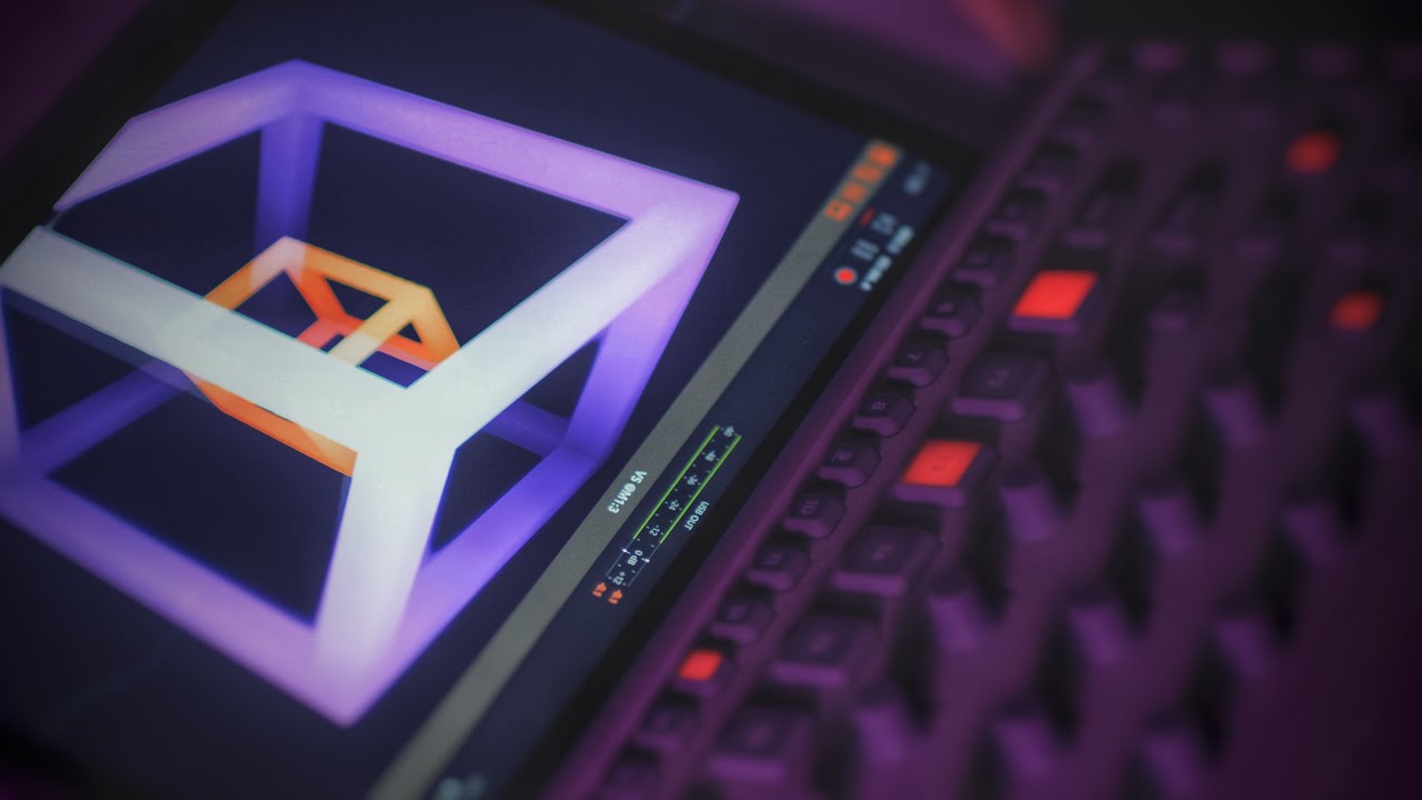 2 Minutes Of Meaningless Noise With Model Cycles & Visual Synthesizer ...