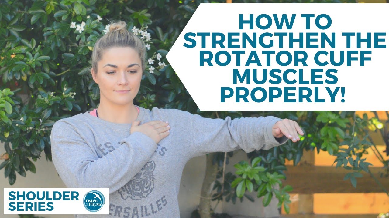 How to strengthen the rotator cuff muscles properly! - YouTube