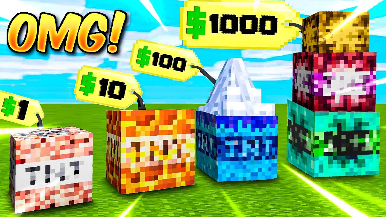 Minecraft But I Can BUY CUSTOM TNT! - YouTube