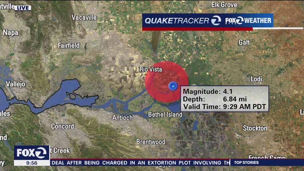 4.1 magnitude earthquake strikes Sacramento area - YouTube