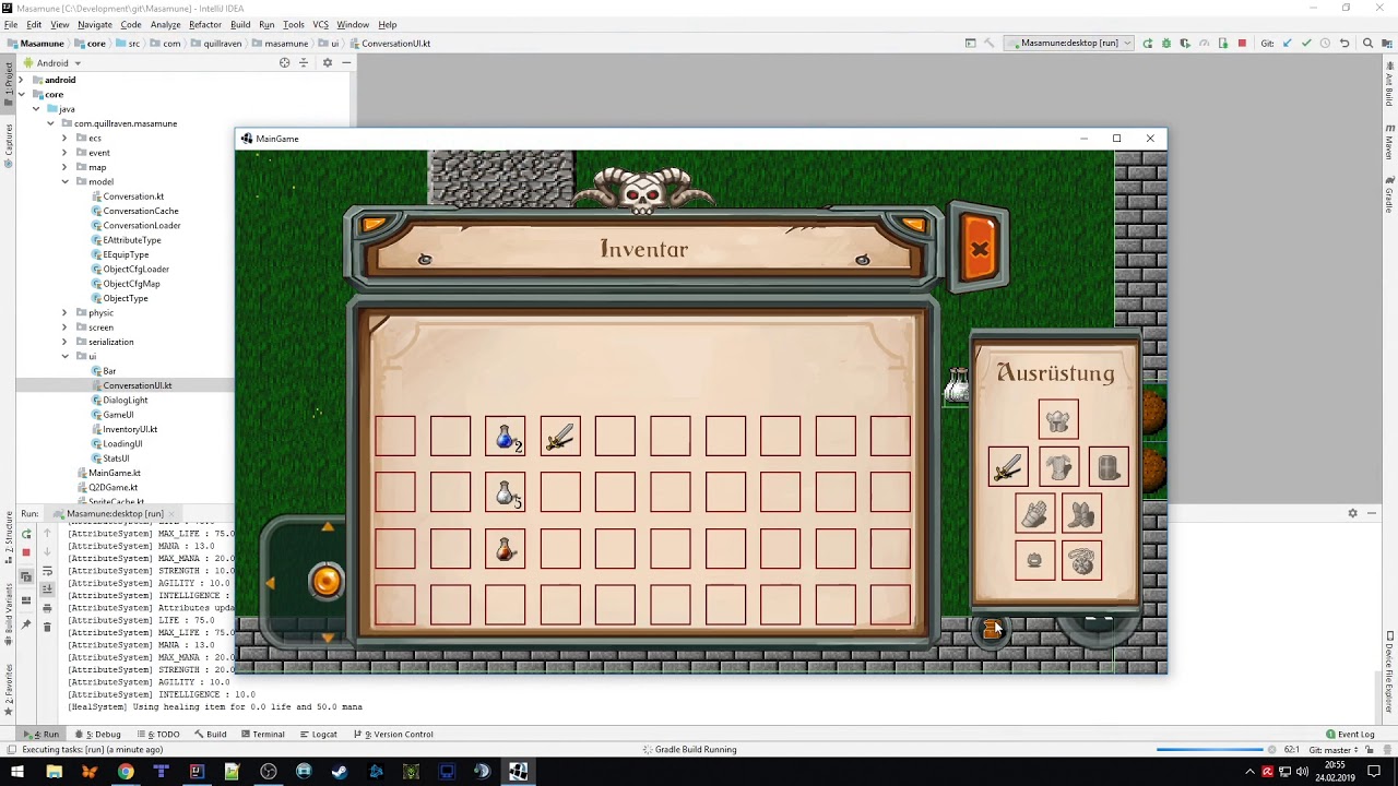 Kotlinlibgdx Rpg Attributeconversationsystem Youtube