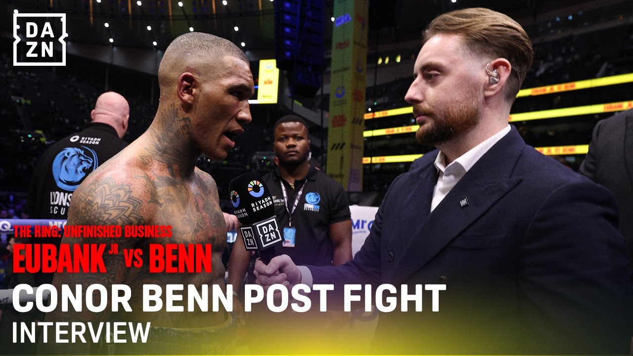 What a performance from Conor Benn! | Post Fight Interview - YouTube