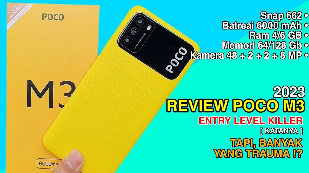 1 jutaan MENANG BANYAK! - Review Poco M3 Di Tahun 2023 Masih Worth-it ...