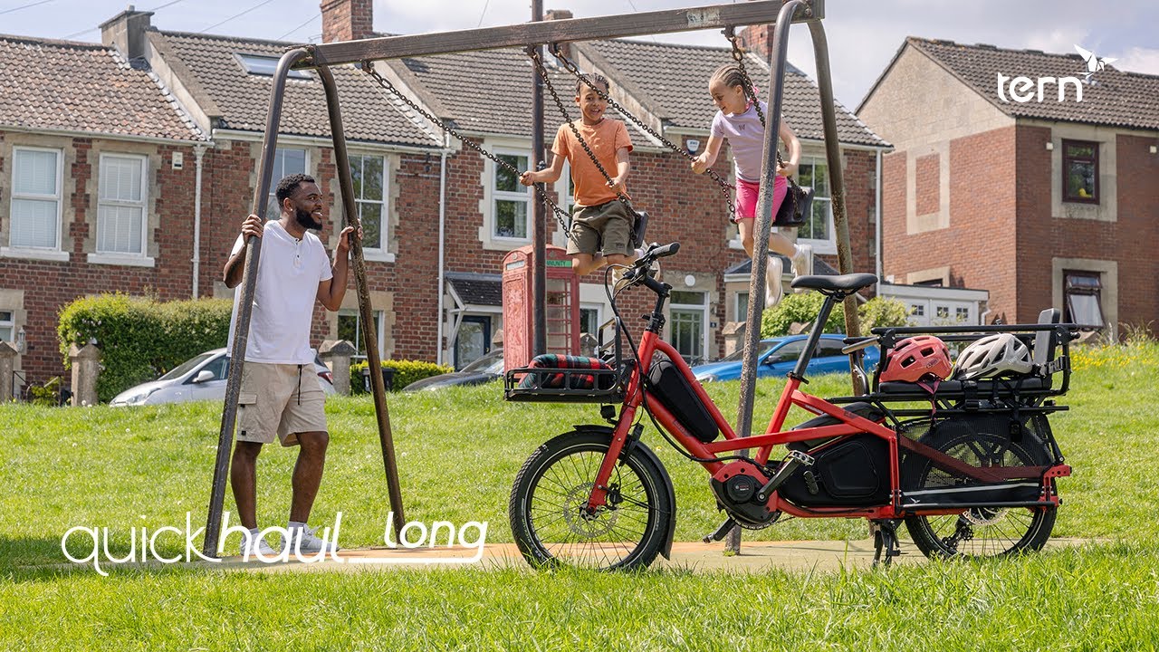 Meet the Tern Quick Haul Long: The 2-Passenger Electric Cargo Bike for Families | Tern Bicycles ...