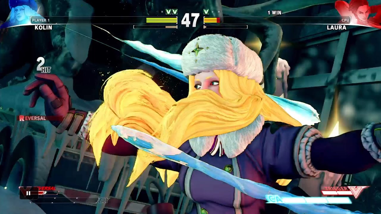 STREET FIGHTER 5 kolin v laura - YouTube