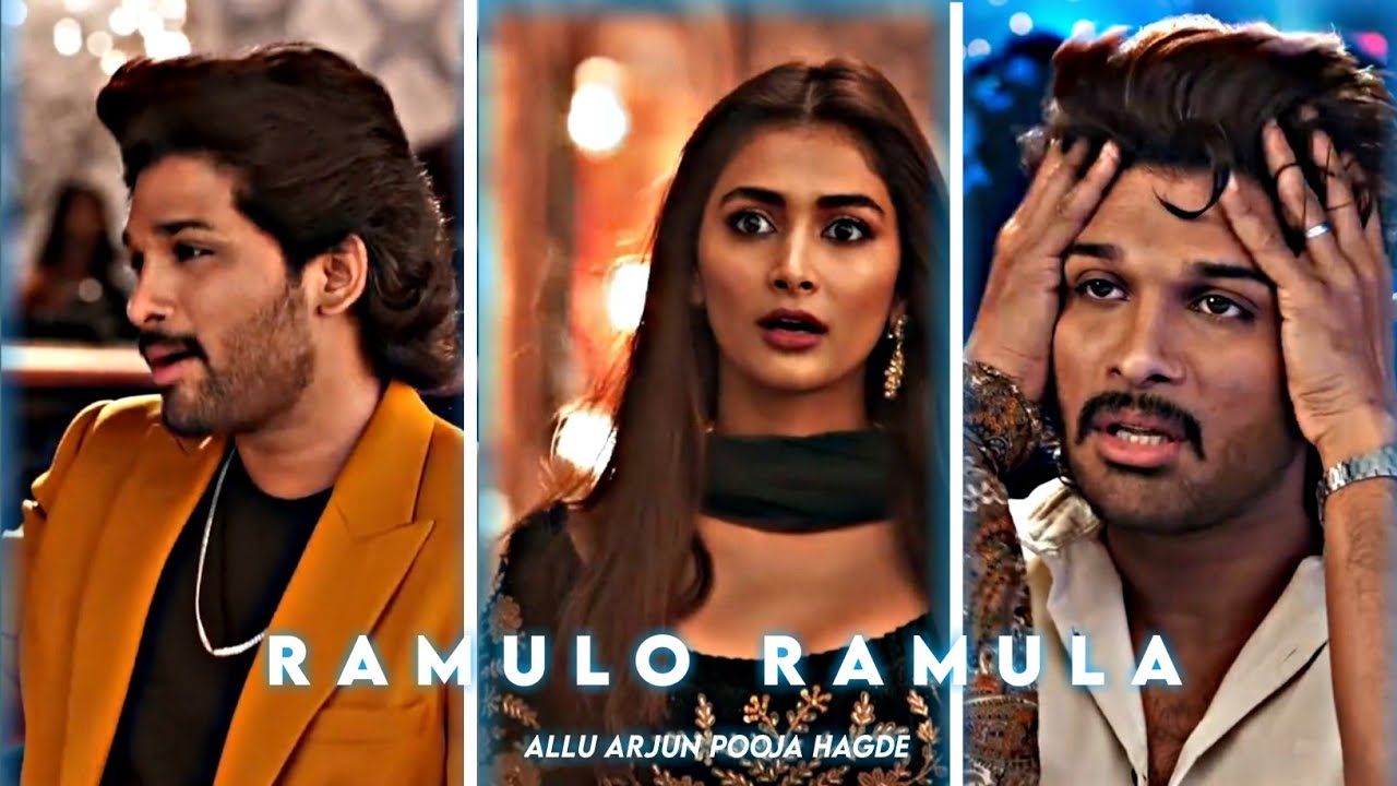 Ramulo Ramula Song _Allu Arjun & Pooja hagde ||New full HD Status Video ...