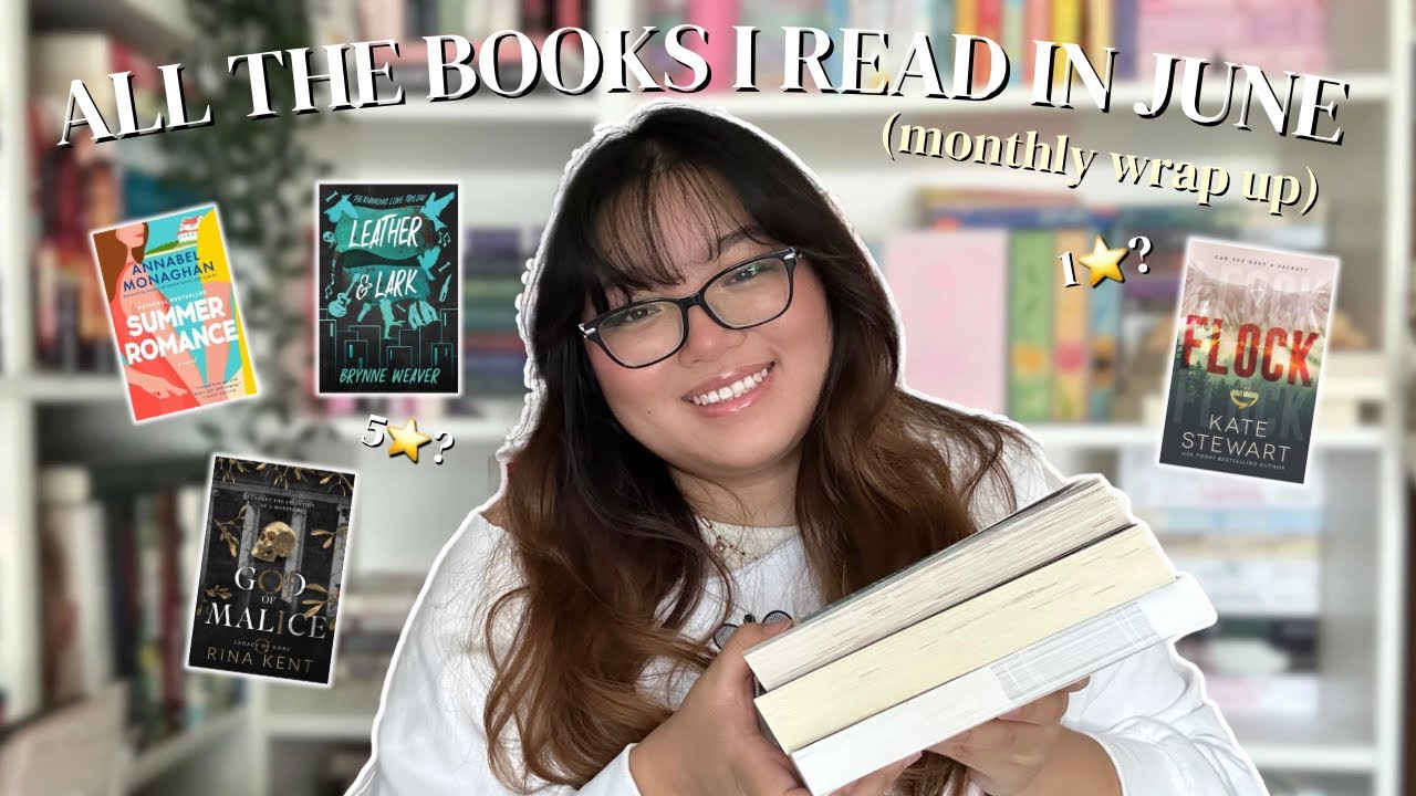 the 12 books I read in june! ☀️⛱️📚| monthly wrap up - YouTube