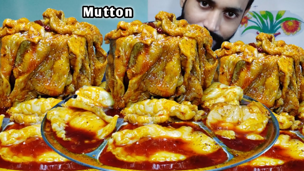 Oily Oily 😳 Handi Mutton Fat + Mutton Skin Curry Rice | Big Bakra Ka ...