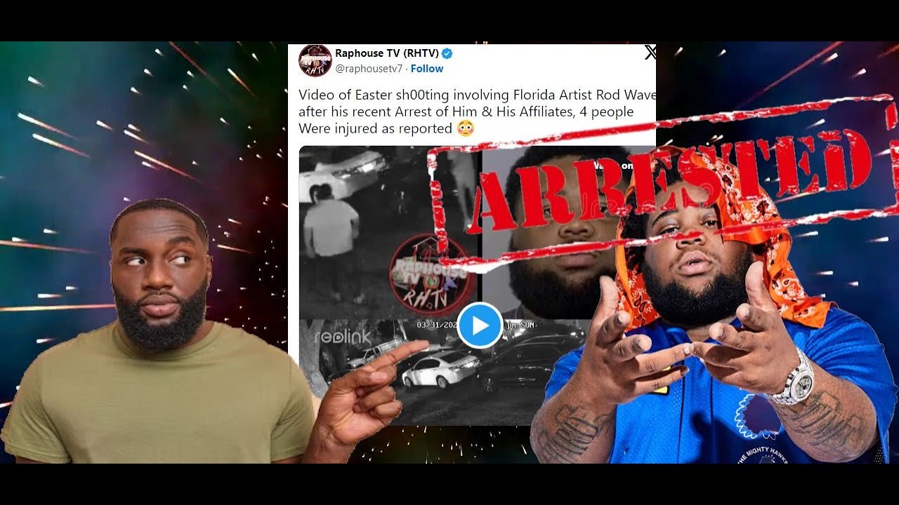 ROD WAVE arrested after being seen in shooting in 4K… - YouTube