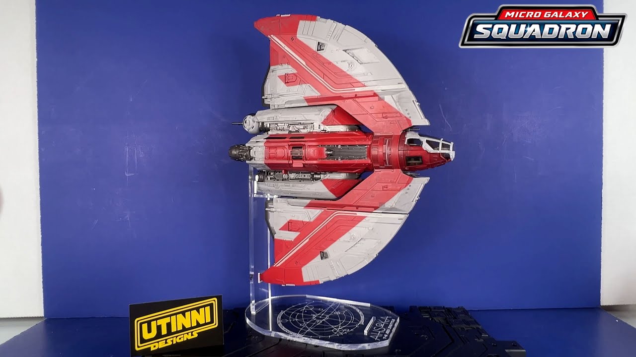 Acrylic Display Stand for Star Wars Micro Galaxy Squadron T-6 Jedi ...