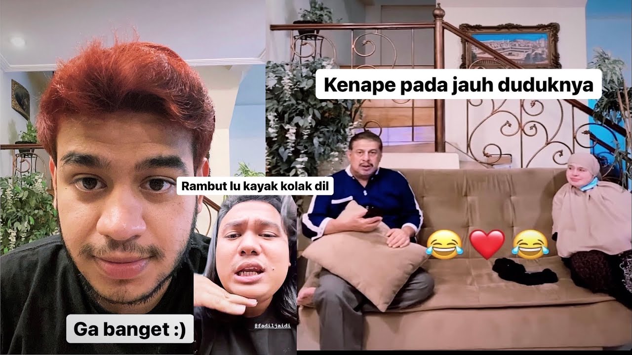 AKHIRNYA RAMBUT FADIL DI SEMIR MERAH | PAK MUH JAIL BGT KE MAMA - YouTube