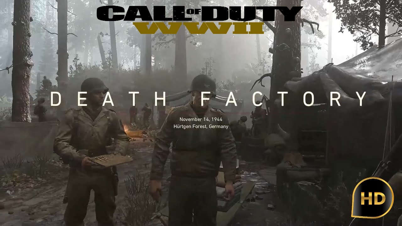 CALL OF DUTY WWII | DEATH FACTORY | ULTRA HIGH QUALITY GAMEPLAY - YouTube