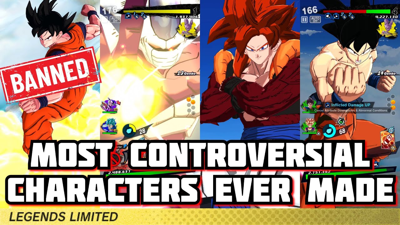 Most Controversial Characters Ever Made In Dragon Ball Legends - YouTube