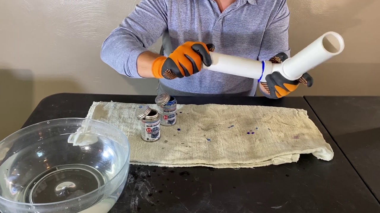 Blue Monster 1 Step PVC Cement - YouTube