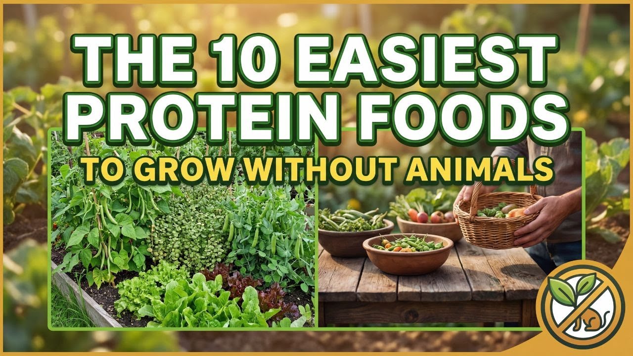 The 10 Easiest Protein Foods To Grow Without Animals - YouTube