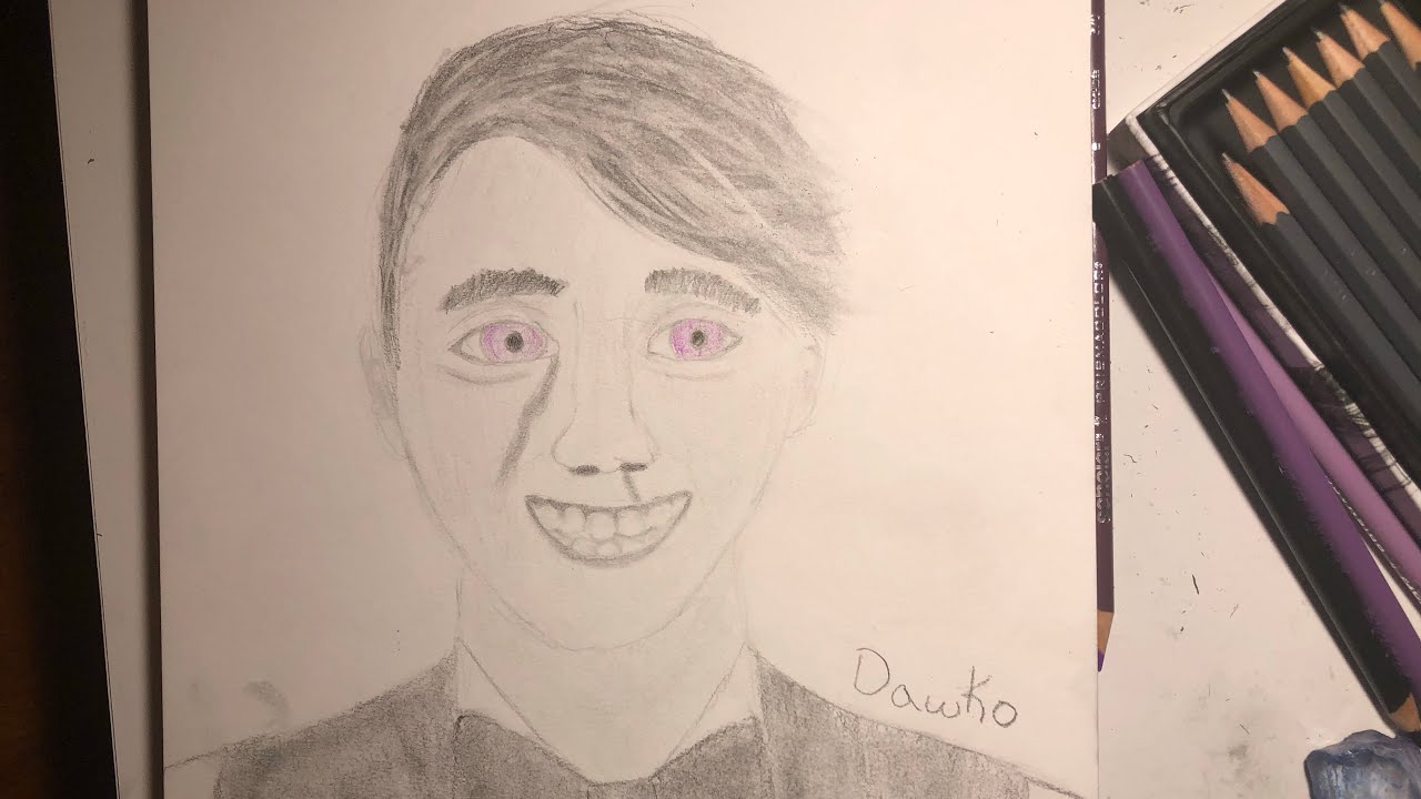Drawing Dawko - Drawing Youtubers (part 3) - YouTube