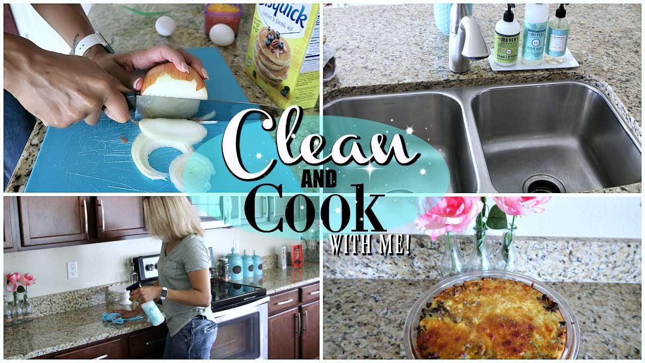 COOK AND CLEAN WITH ME 2018 | INSANELY EASY RECIPE - YouTube