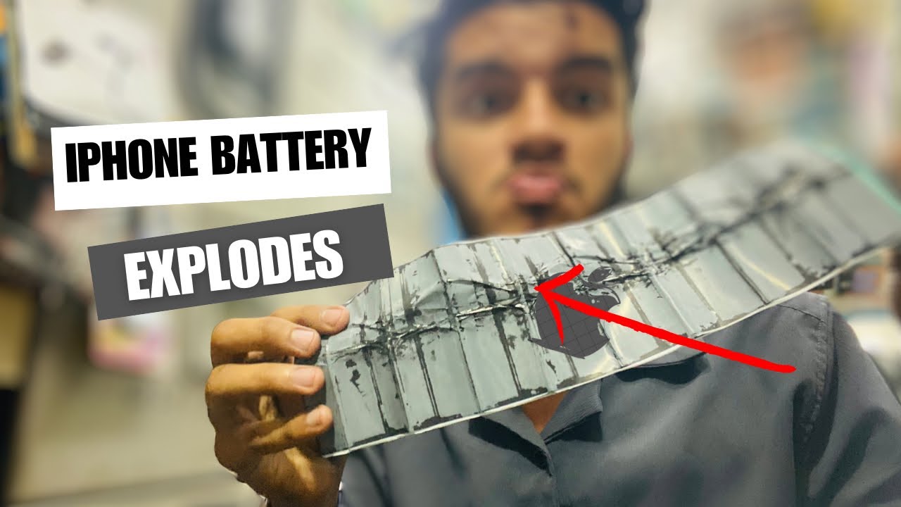 iphone battery exploded… 👀😱😰 #shorts #malayalam - YouTube
