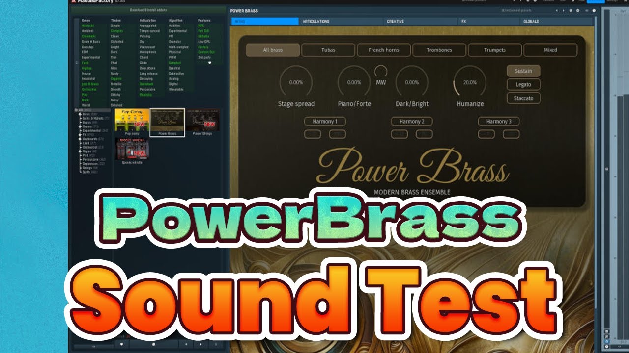 MeldaProduction PowerBrass Sound Check⚡️ - YouTube