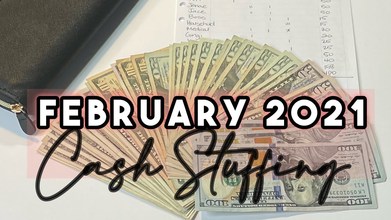 February 2021 Sinking Funds| Cash Envelope Stuffing | 2nd paycheck!! 🤑 ...
