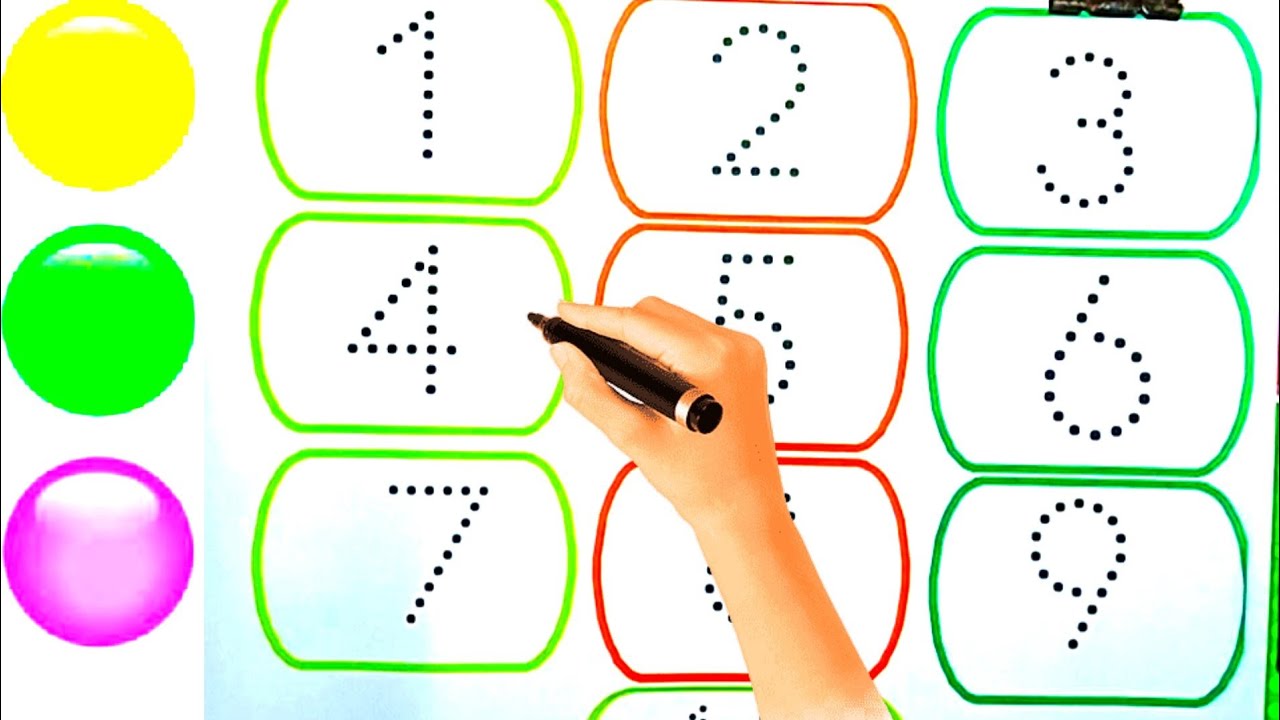 how to count । Kids number song । 123 song । 1234 number । kids ...