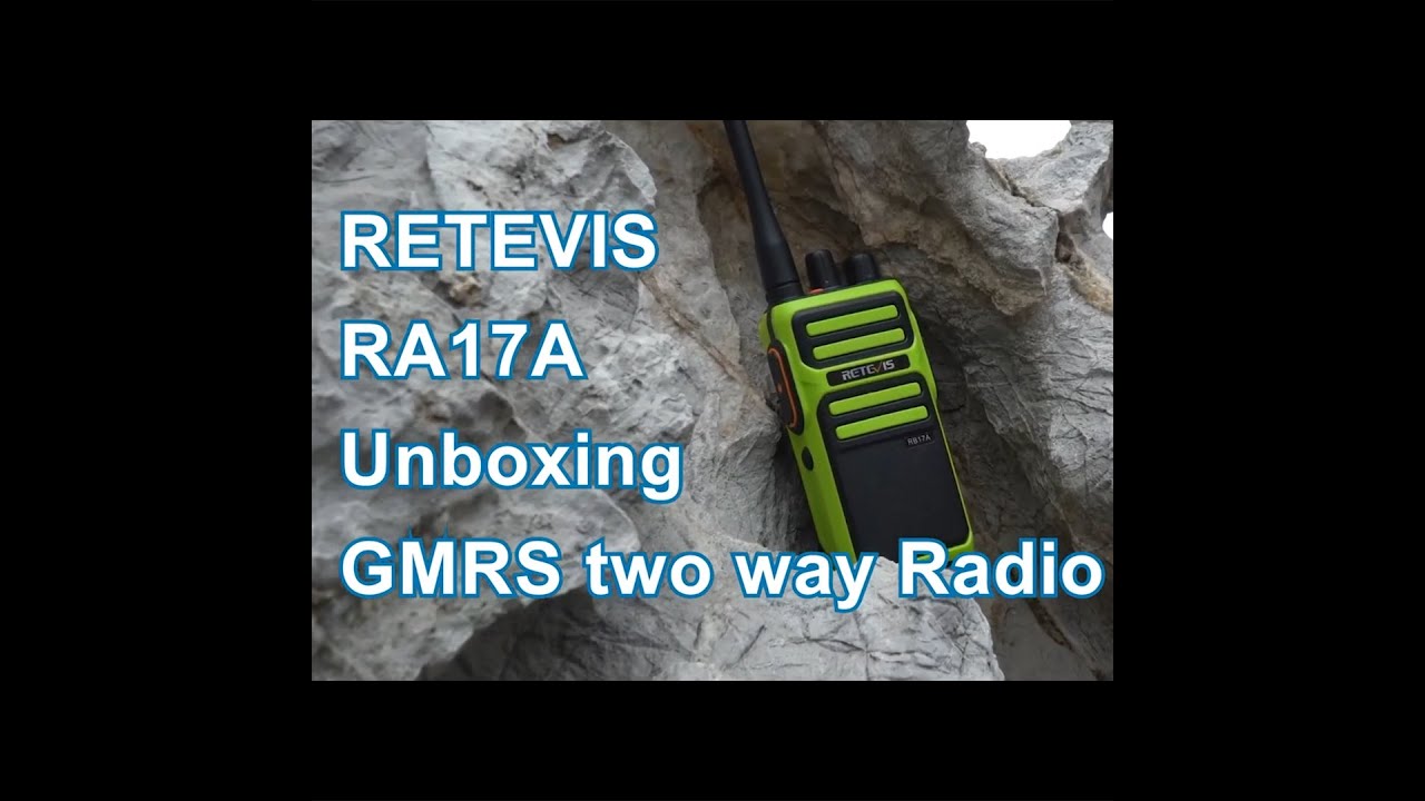 RETEVIS RB17A Powerful GMRS Long-range Handheld two way Radio - YouTube