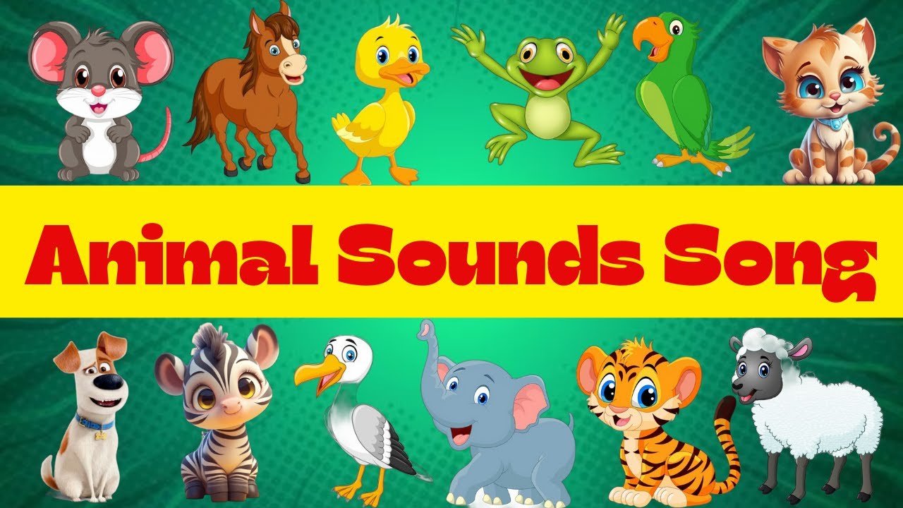 Animal Sounds Fun! | Learn Animal Noises for Kids | Animal Song - YouTube