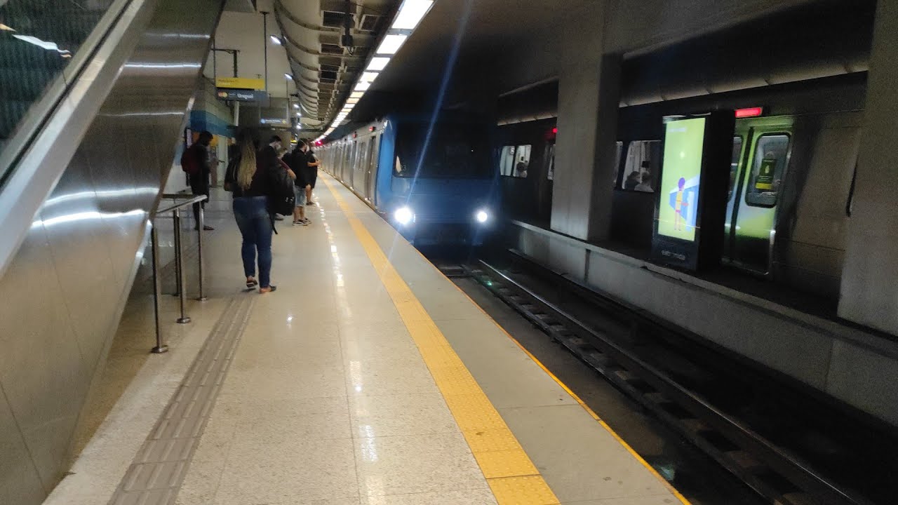 metrôrio 2021 - Mafersa na linha 4 estação de metrô Antero de Quental ...