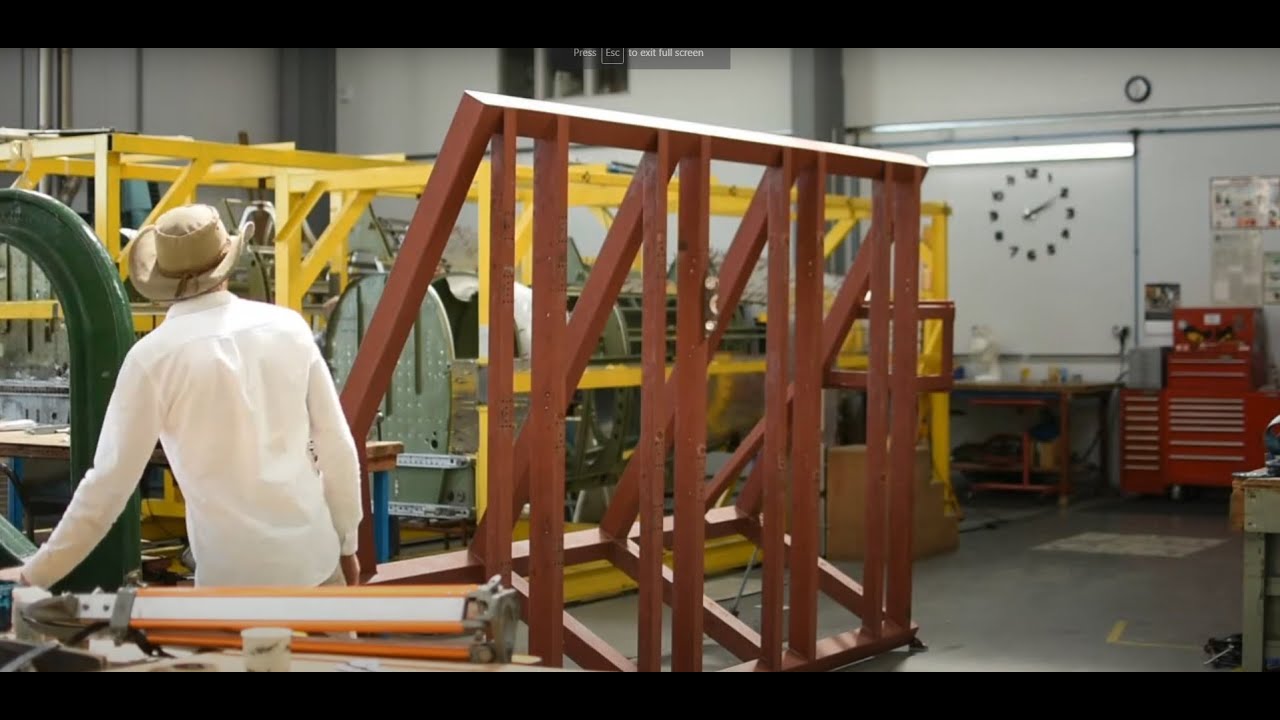 Setting up the Messerschmitt bf 109 fuselage jig. 1/2 - YouTube