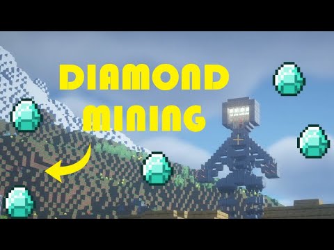 Minecraft - Diamond Mining - YouTube