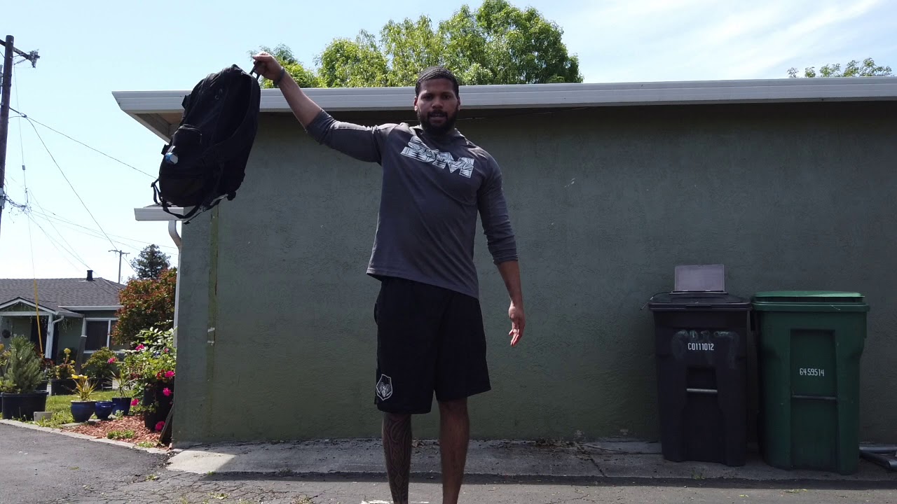 Backpack Front/Lateral Raises - YouTube