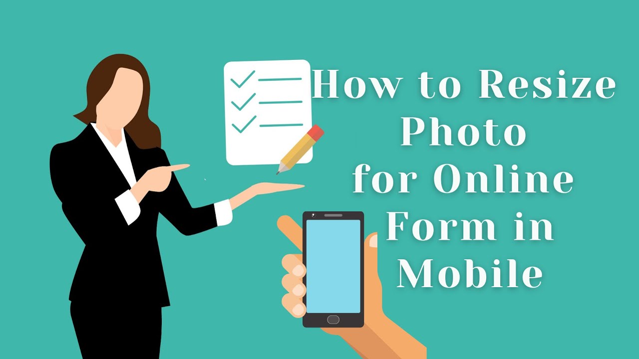 How to Resize Photo for Online Form in Mobile | How to Resize and ...