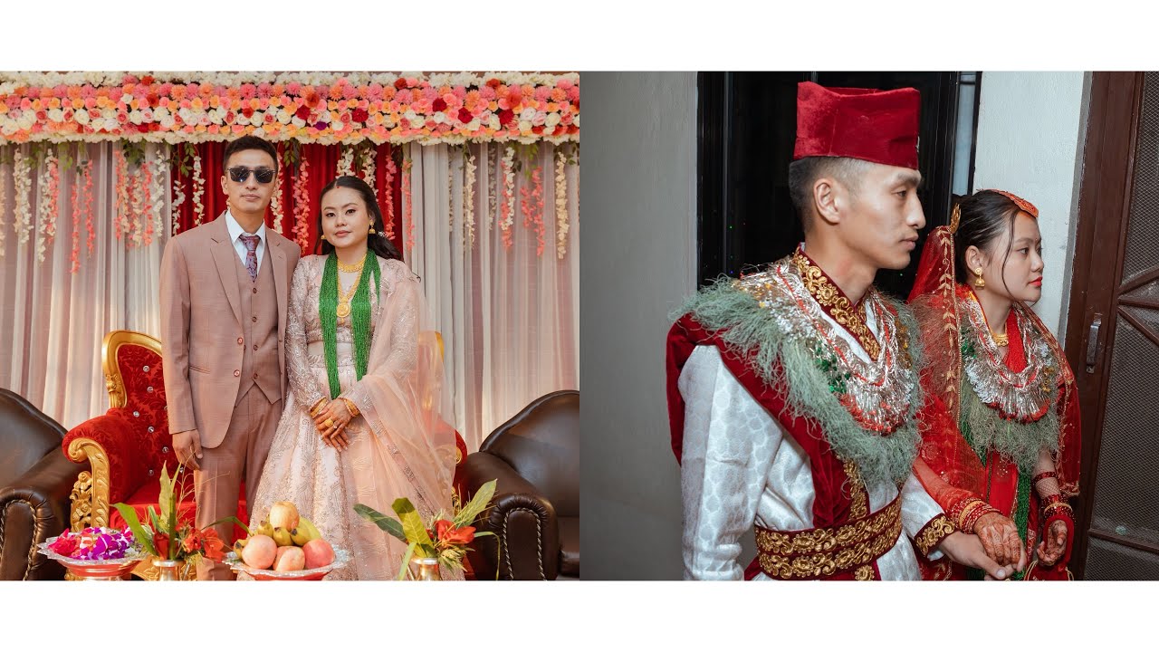 Rupesh 🇳🇵& Nisha🇮🇳 || Reception and Ghar Bhitraune || Nepali Wedding ...